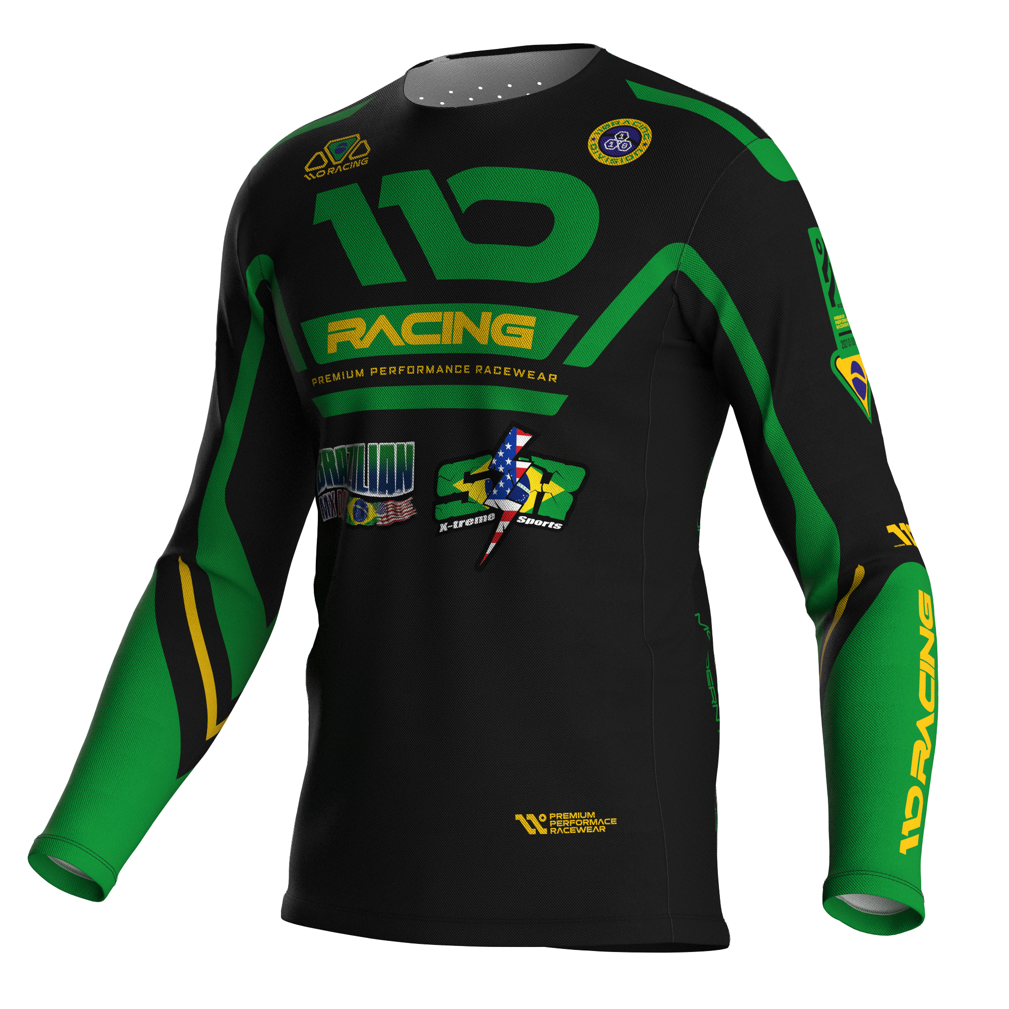 110 RACING x BRAZIL 2026 COLLAB YOUTH JERSEY – 110Racing