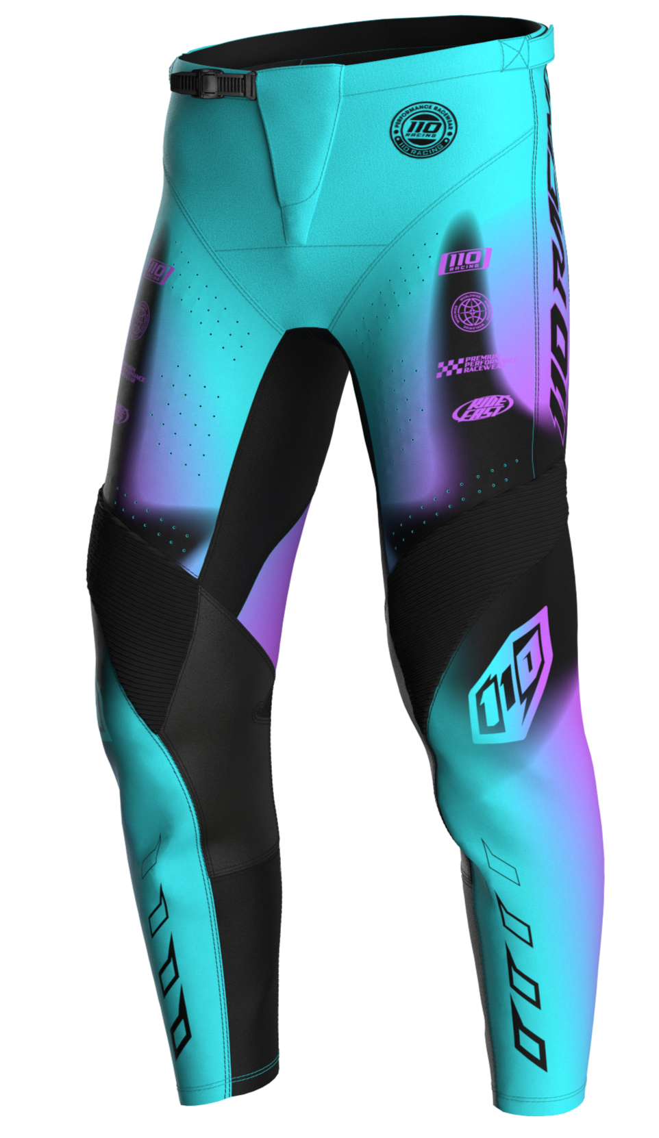 110 RACING // RS24.1 TECHART PANT - TEAL/PURPLE – 110Racing
