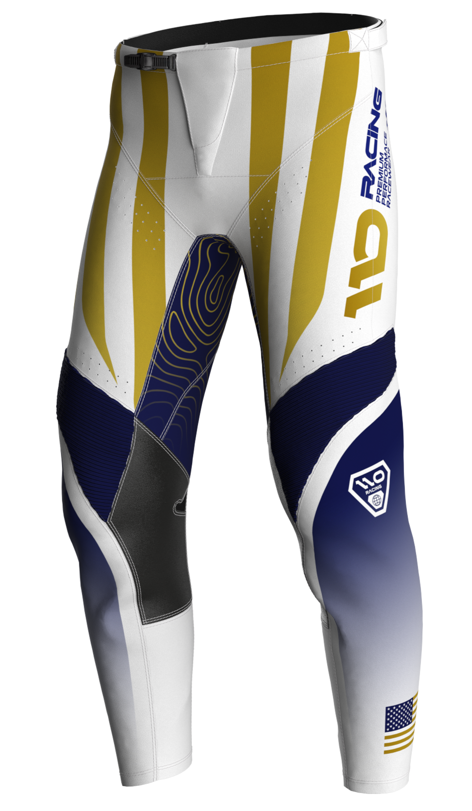 110 RACING // SE24.5 RED BUD PANT - GOLD – 110Racing