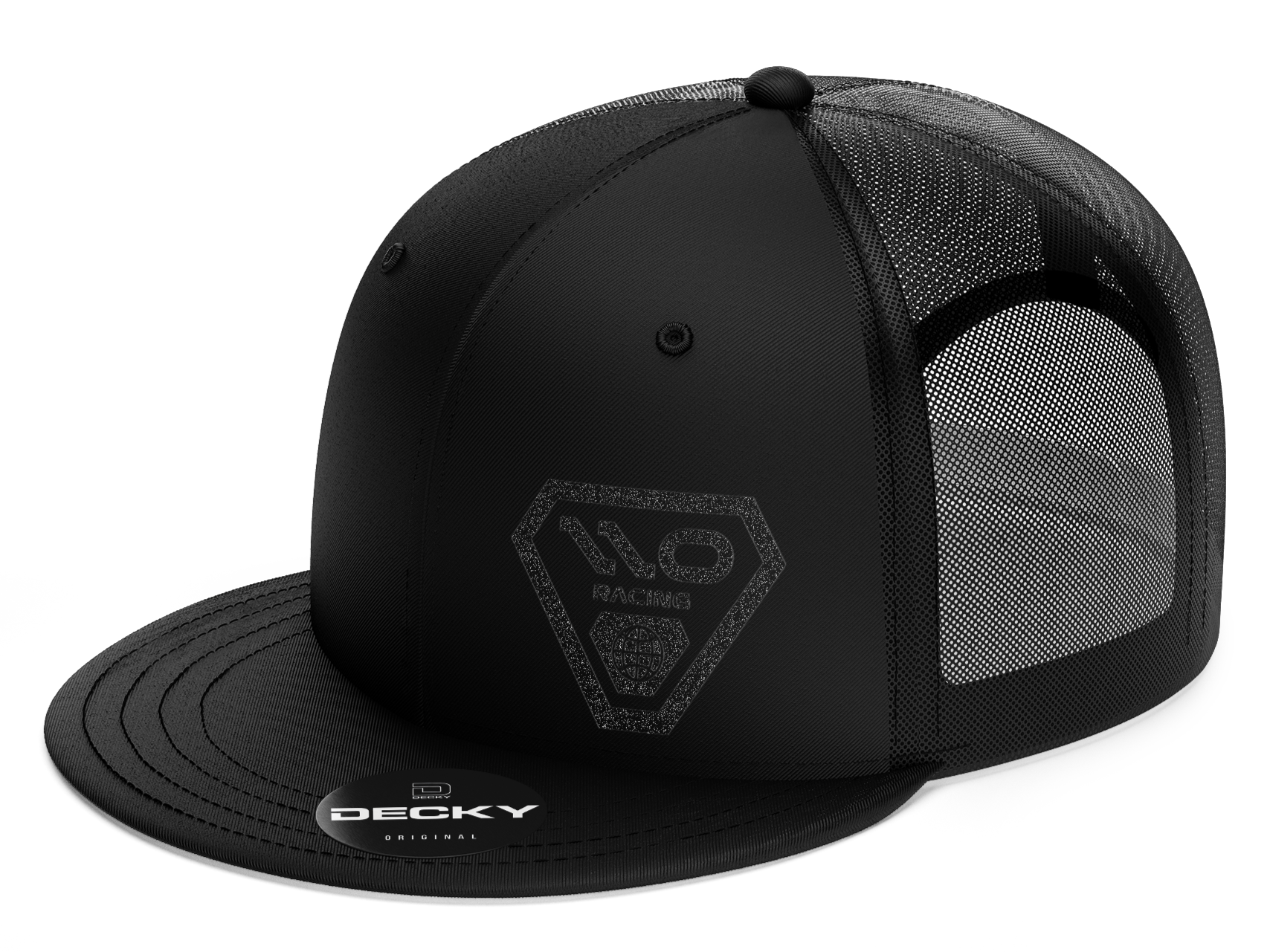 110 RACING // BLACK GLITTER MODERN SNAPBACK HAT – 110Racing