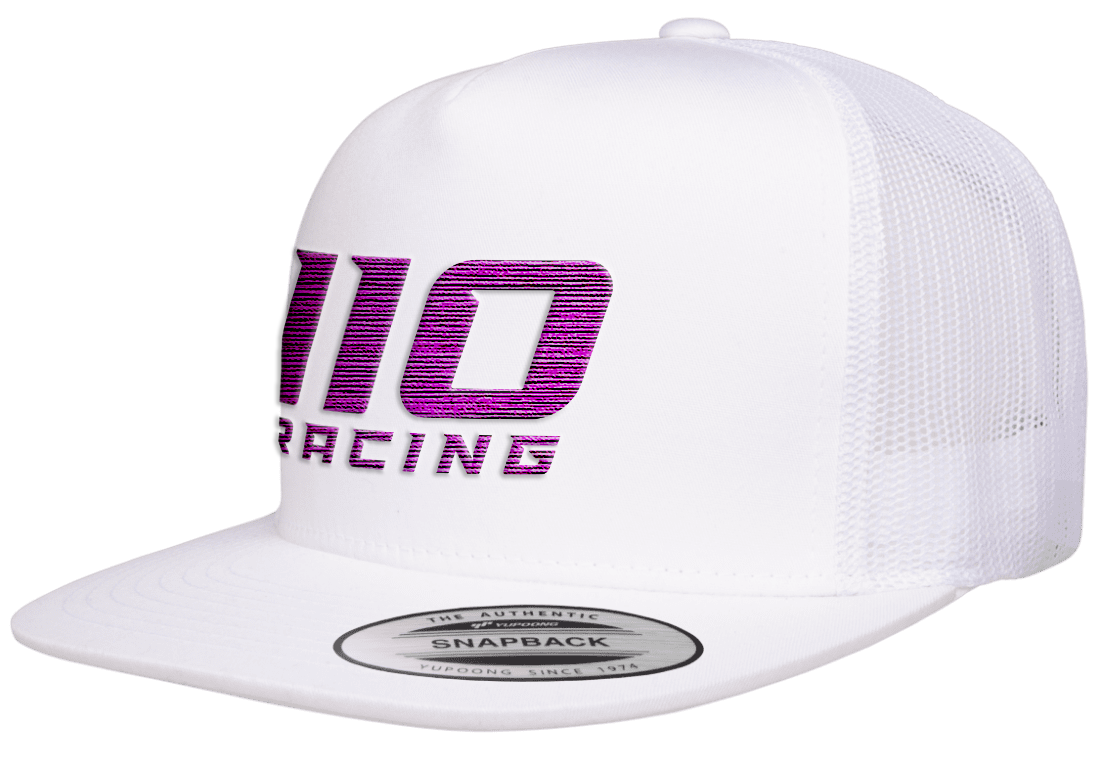 110 RACING // WHITE SIGNATURE HAT – 110Racing