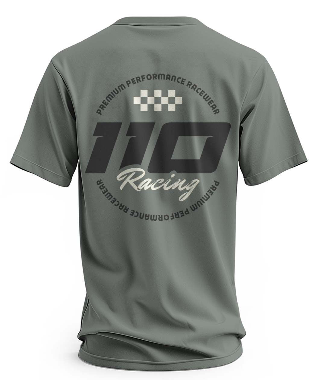 110 RACING // MDRN RACER TEE - SAGE – 110Racing