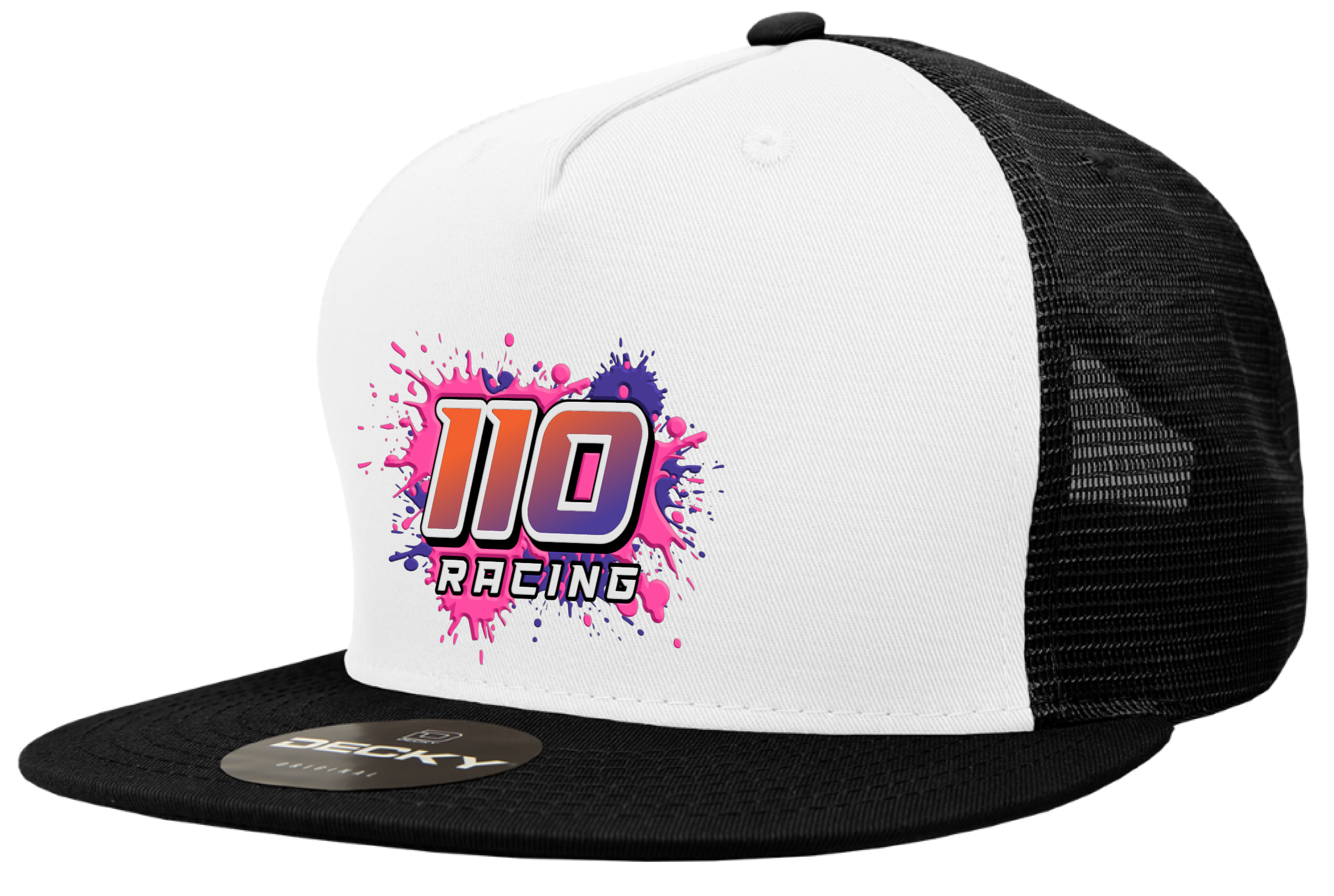 110 RACING // LTD24 MODERN RETRO SNAPBACK - BLACK/WHITE – 110Racing