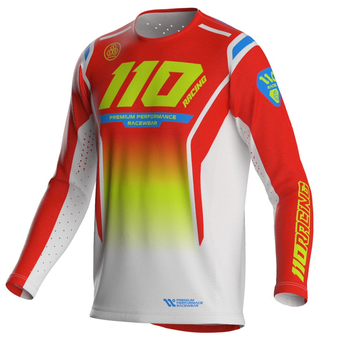 110 RACING // ELEVATED 25' SPRING 2.0 JERSEY - SPRING RED – 110Racing