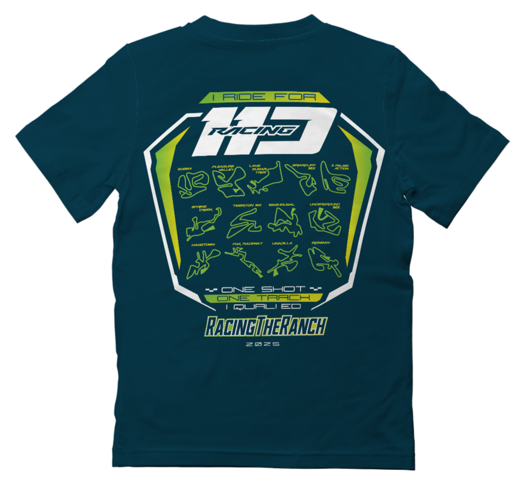 110 RACING // LL25 I QUALIFIED TRACK TEE YOUTH – 110Racing