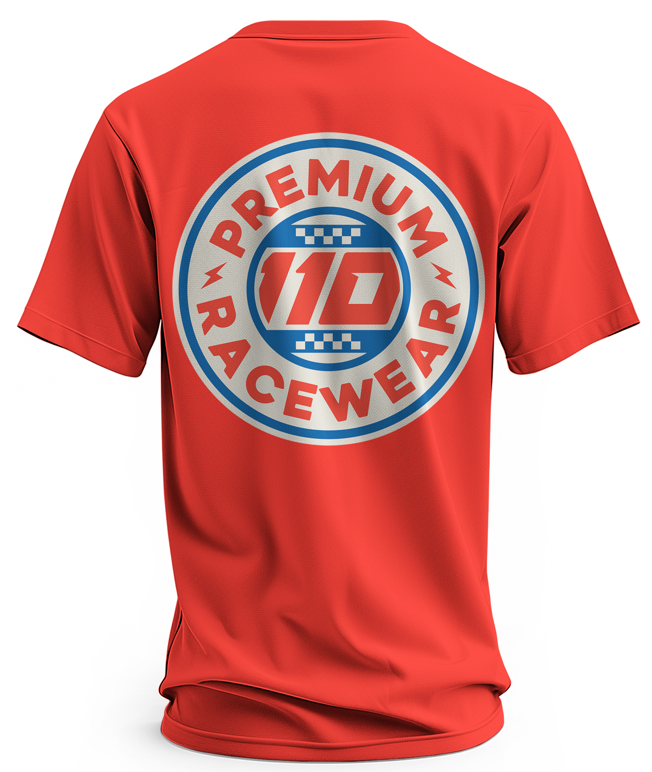 110 RACING // CLASSIC SUMMER TEE ADULT - FIRE RED – 110Racing