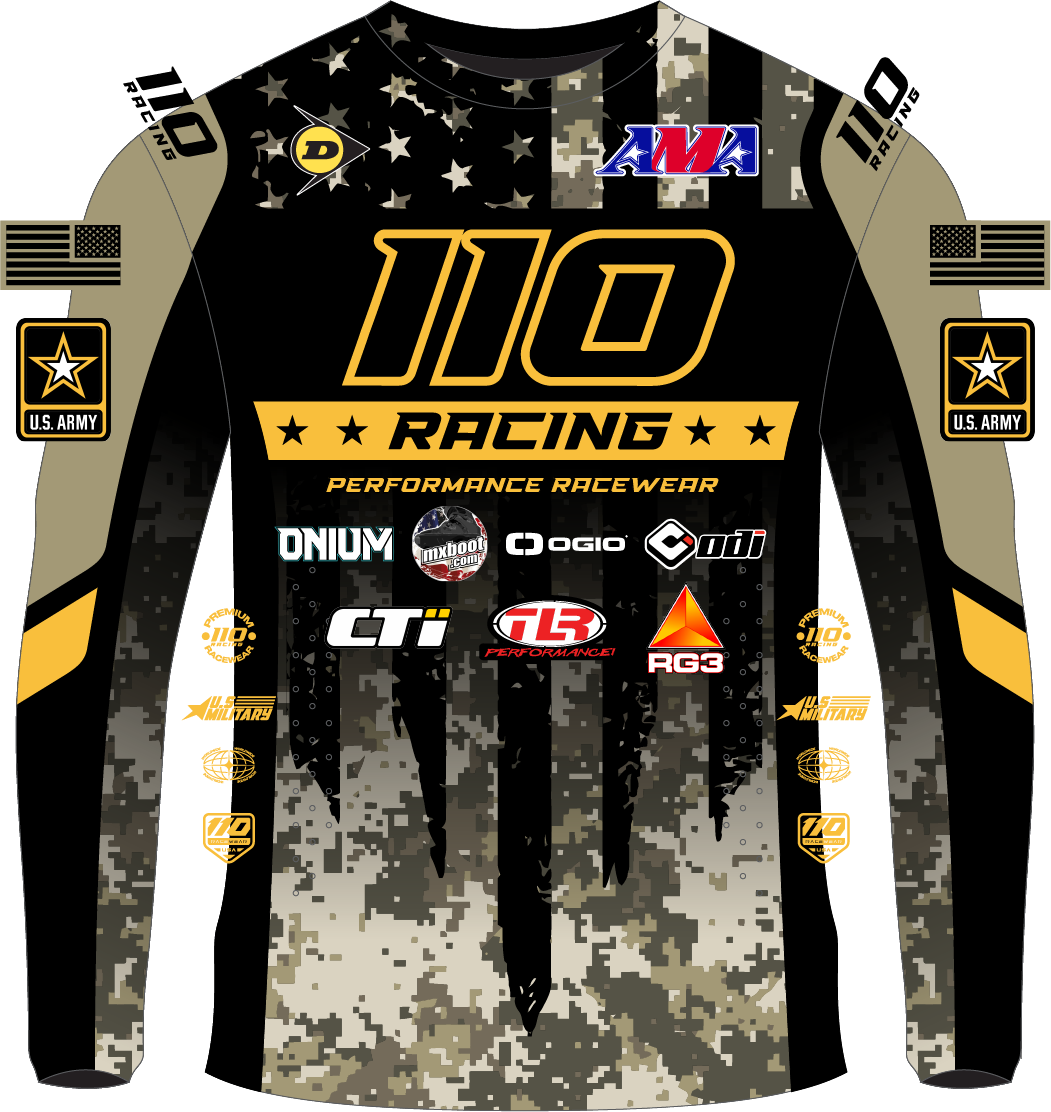 JERSEY PRINT - SPONSOR LOGOS – 110Racing