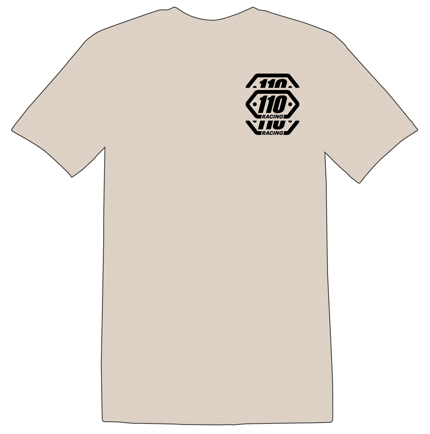110 RACING // ELEVATE TEE YOUTH - TAN – 110Racing