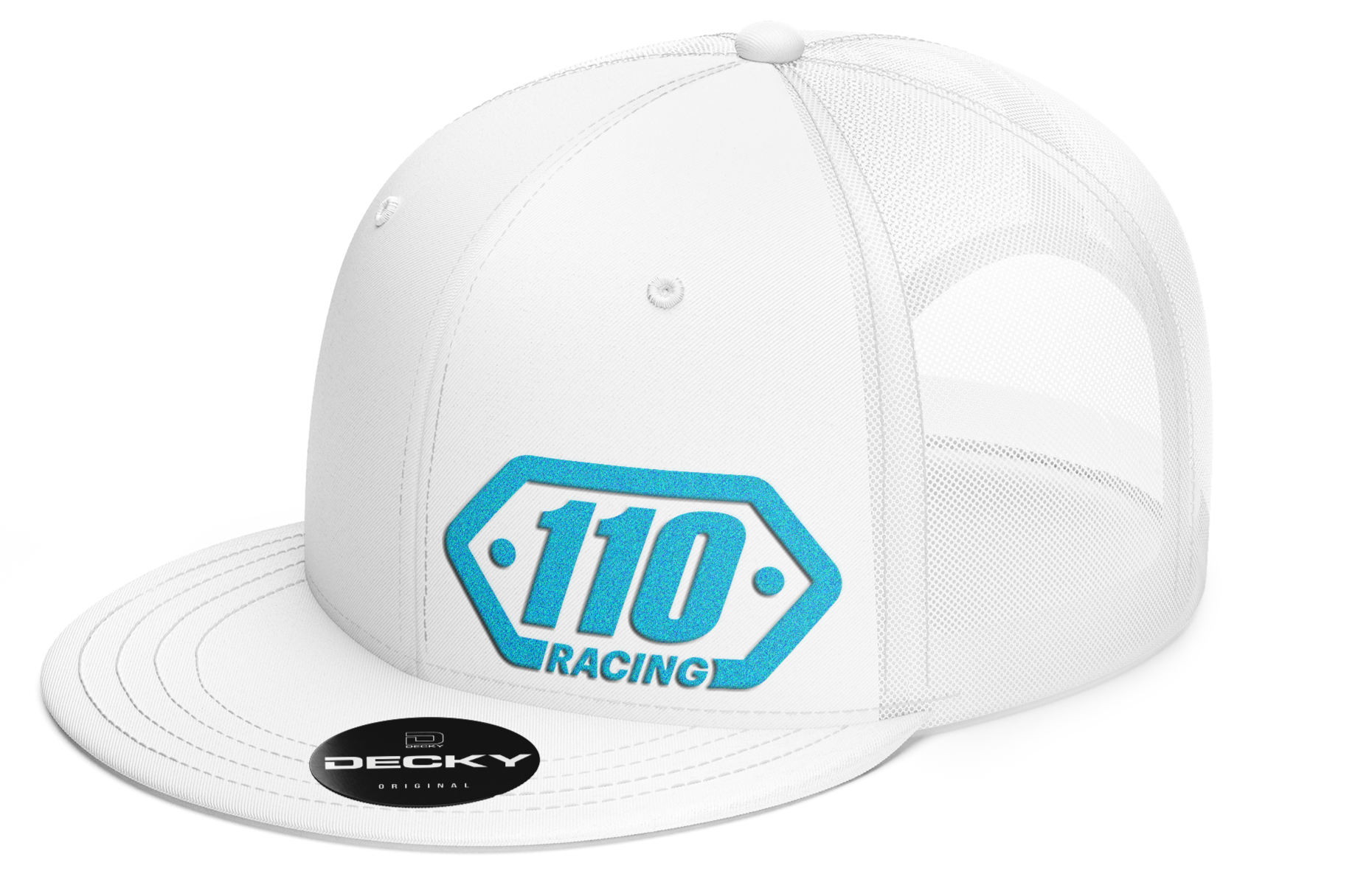 110 RACING // WHITE SUMMER SNAPBACK HAT – 110Racing