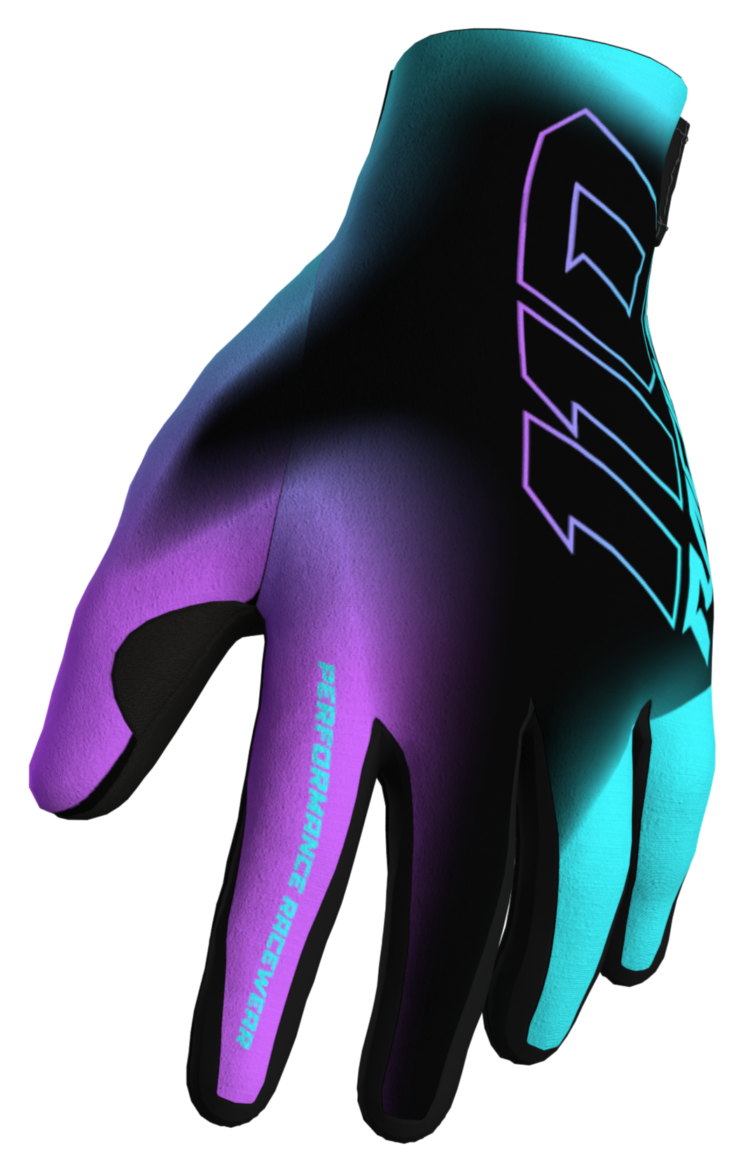 110 RACING // RS24.1 TECHART GLOVE - TEAL/PURPLE – 110Racing