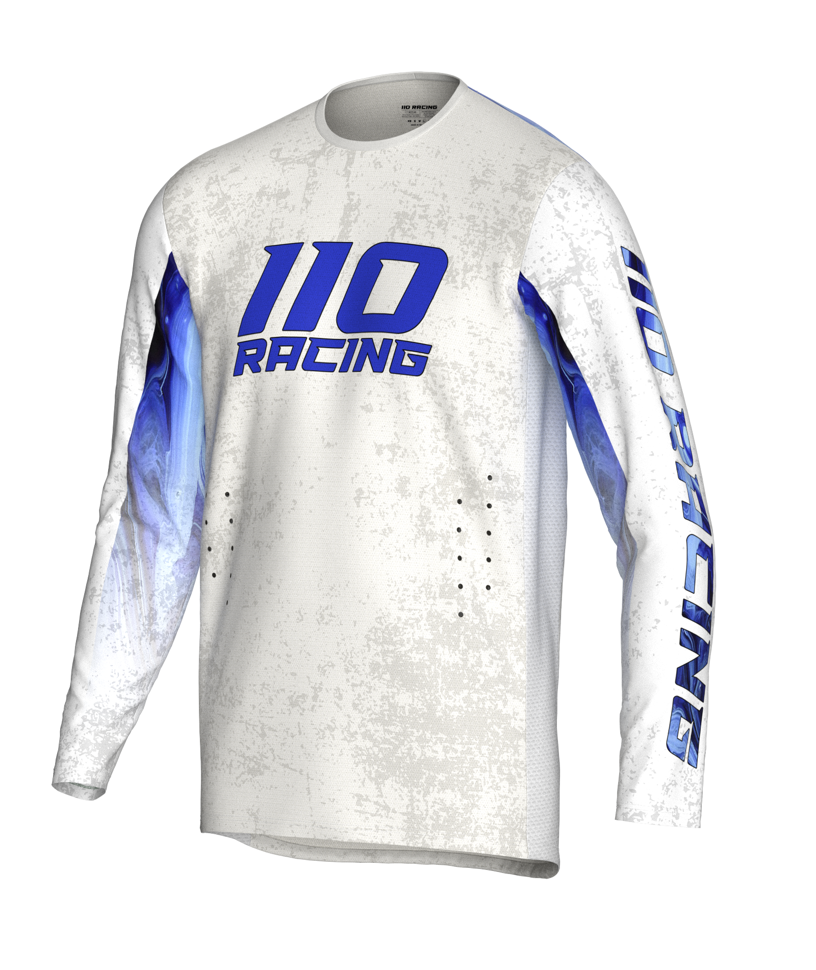 110 RACING // SE23 GRAPHITE WHITE/BLUE YOUTH – 110Racing